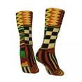 African Tribal Print Socks Kente Design Leisure Stockings Autumn Anti ...