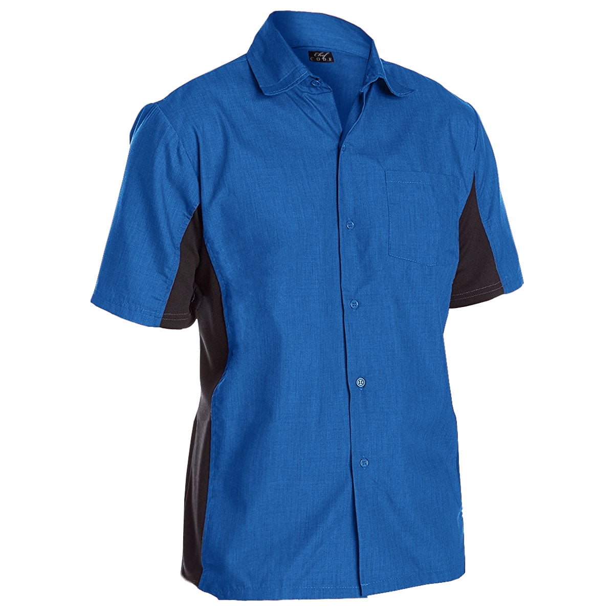 Chef Code Utility Work Shirt with Button Front and Vent Side Panels ...