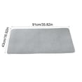 Anti Skid Bathtub Mat 35x16in Soft PVC Shower Mat with Drain Holes ...