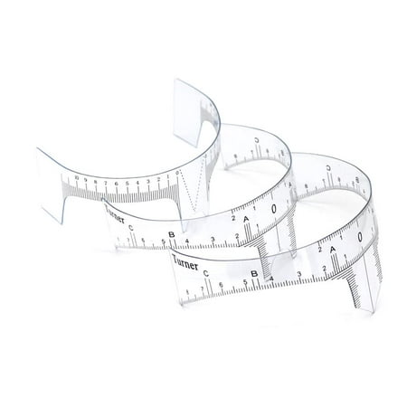 Xizioo 3 PCS Tattoo Mask Ruler Standard Ruler Eyebrow Positioning Ulnar ...