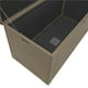 Extra Large 180 Gallon Deck Box, Tan with Dark Brown Lid - Walmart.com