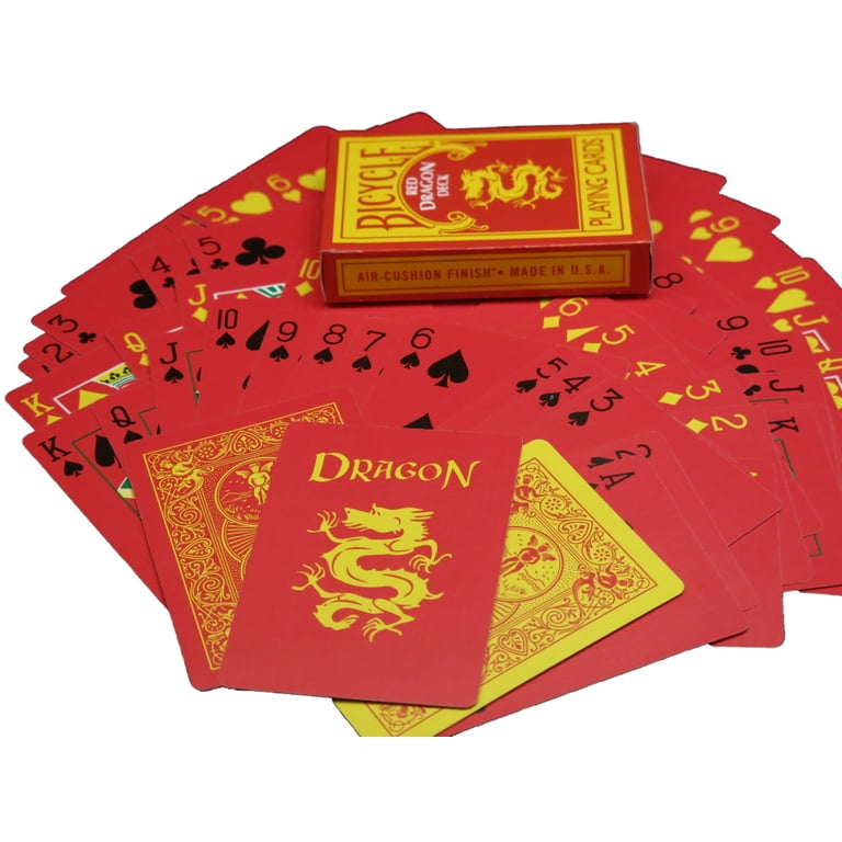 Bicycle Red Dragon Deck