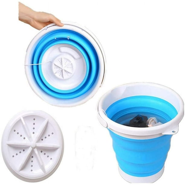 Mini Turbo Washing Machine, Foldable Laundry Tub, Foldable Ultrasonic ...