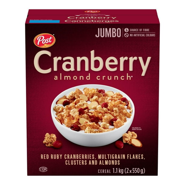 Post Cranberry Almond Crunch Jumbo Size, Post Cranberry Almond Crunch ...