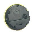 65mm Round Clock Insert with White Face and Golden or Silver Tone Trim ...