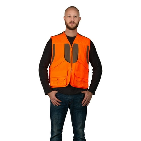 TrailCrest Orange Safety Deluxe Front Loader Vest High Visibility- Deer ...