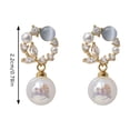 Bai Jin's New Eye Pearl Earrings Earrings Female S925 High Grade ...