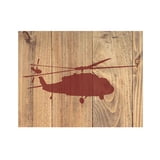 Blackhawk Helicopter Military Stencil Template Reusable 8.5 x 11 for ...