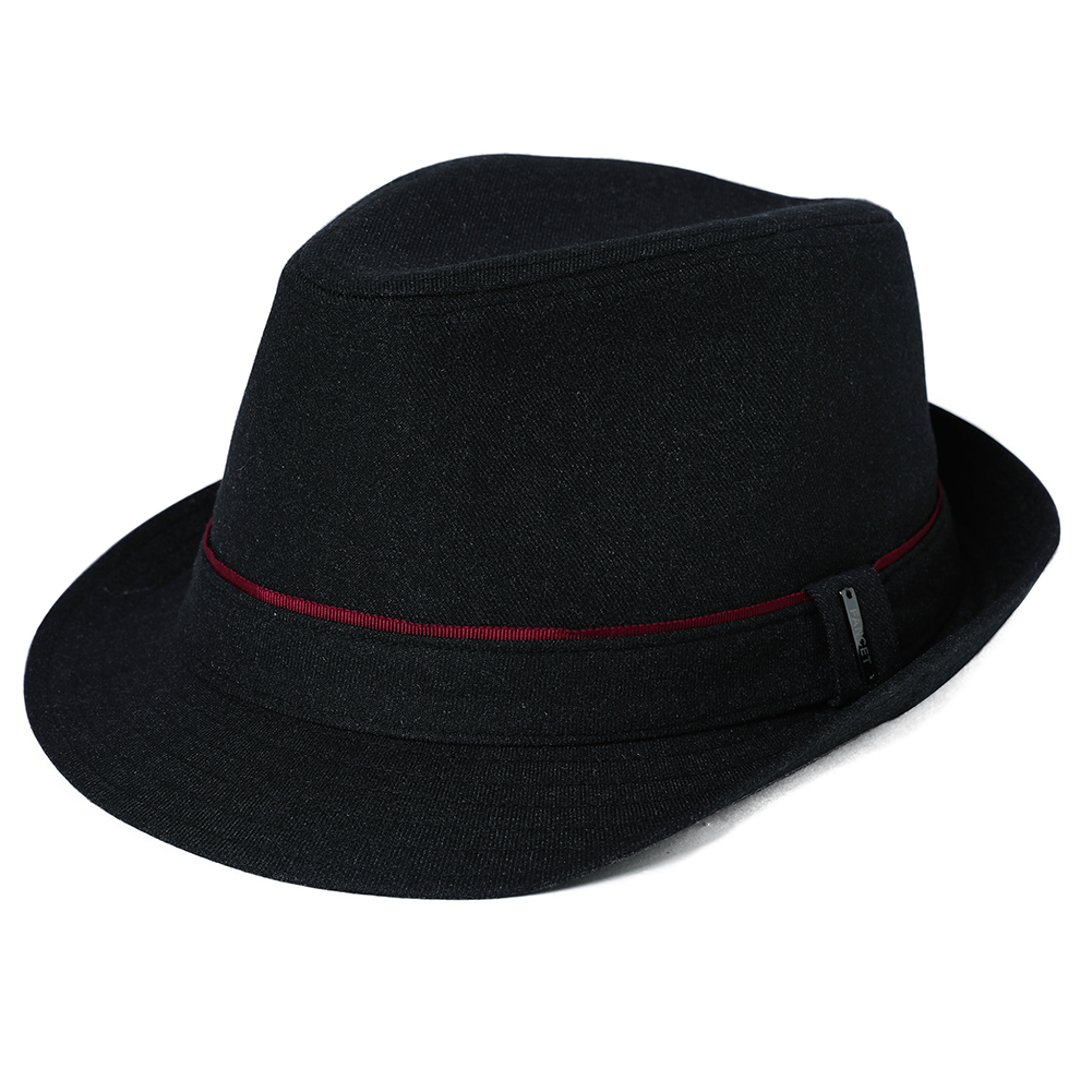 Comhats Mens Vintage Fedora with Belt 1920s Gatsby Trilby Unisex ...