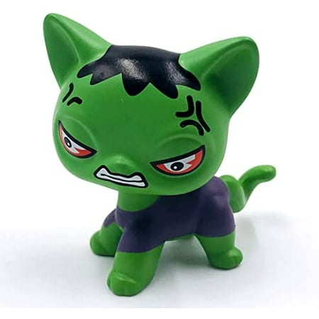 Mini Pet Shop. LPS Custom OOAK Superhero Series lps Short Hair cat Toys ...