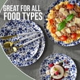 32 Piece Disposable Paper Plates Set Bluebelle For 16 Guests - Walmart.com