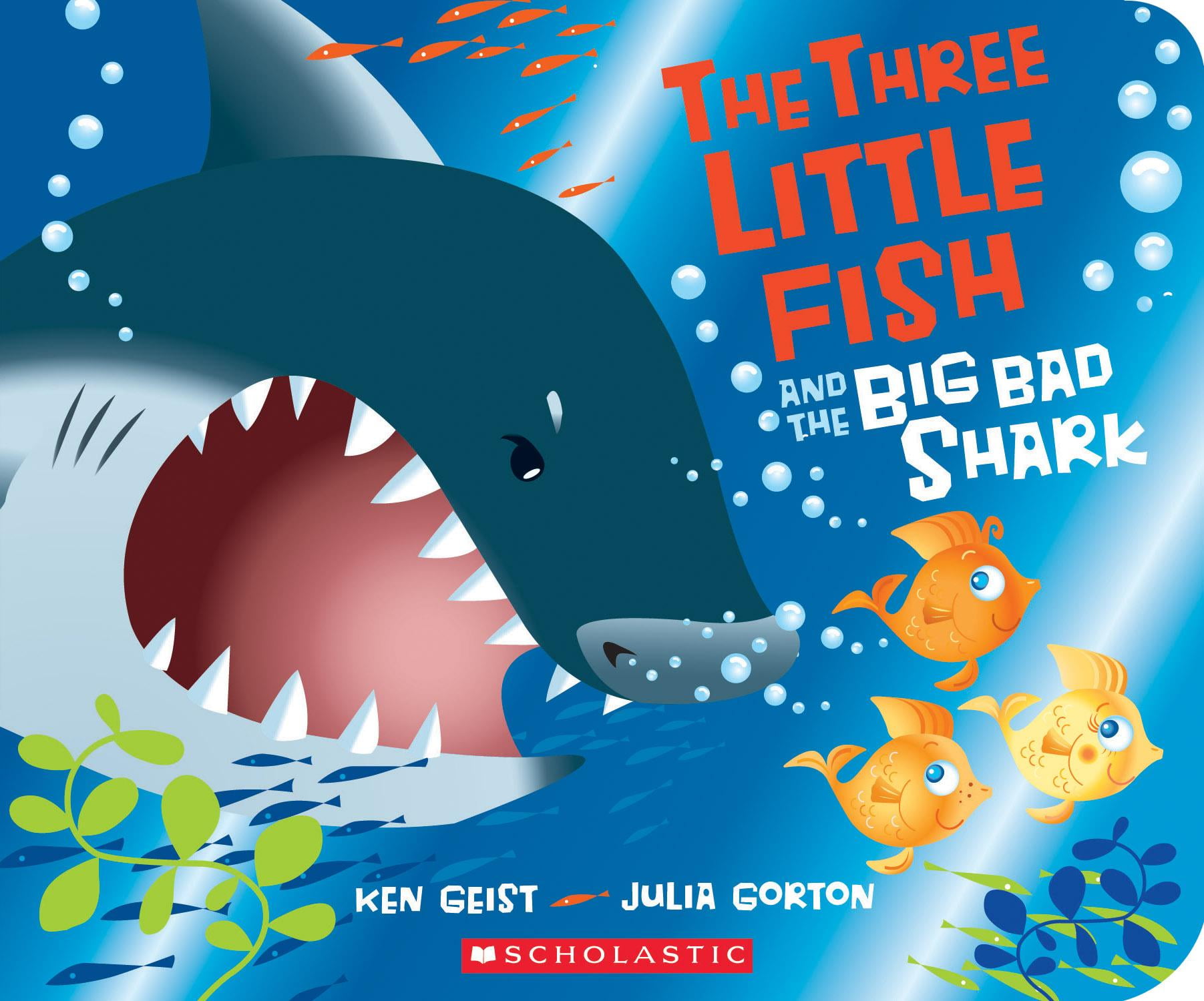 3 Little Fish and the Big Bad Shark (Board Book) - Walmart.com ...