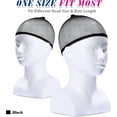 BlinkLLX 50 Pcs Mesh Net Stocking Wig Cap Stretchy Nylon Liner Weaving ...