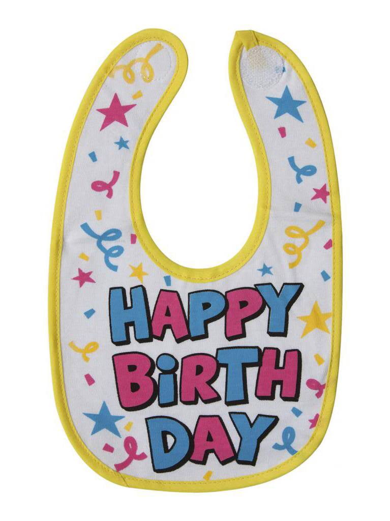 Vinyl Baby Bib Happy Birthday - Walmart.com