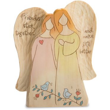 Pavilion Gift Company- Friendship Angels Holding Heart, 5 Inch ...