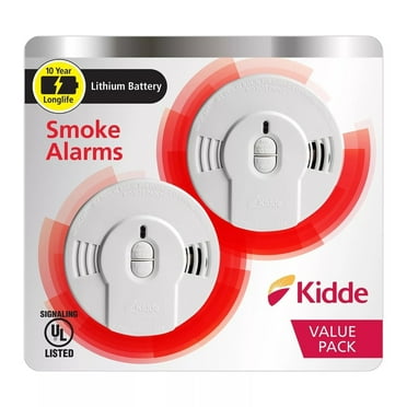 Kidde Hardwire Ionization Smoke Alarm with Front Battery Door I12060 ...