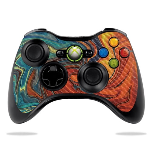 Carbon Fiber Skin Compatible With Microsoft Xbox 360 Controller Sticker ...