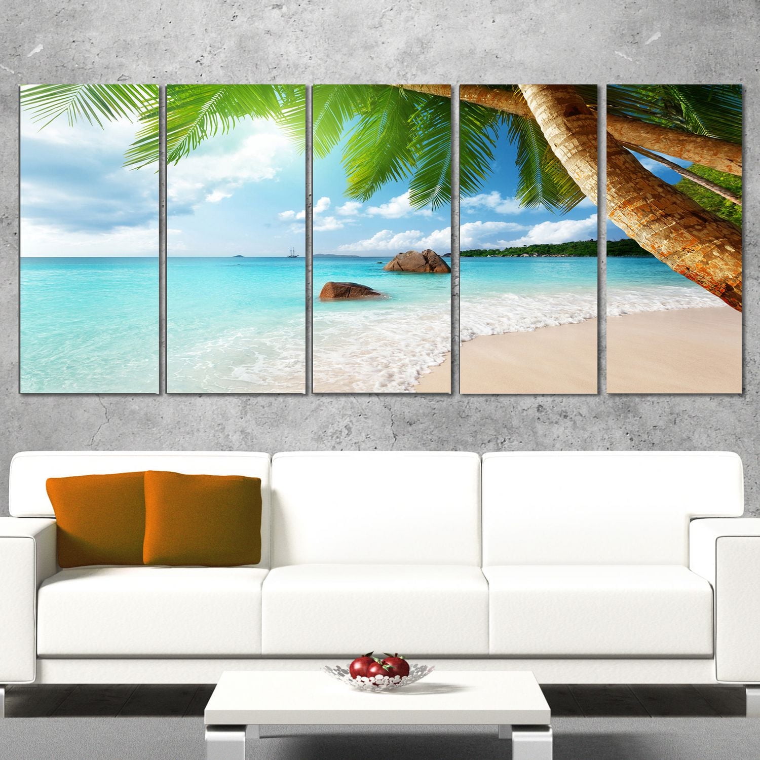 Click here for Designart Design Art Praslin Island Seychelles Bea... prices