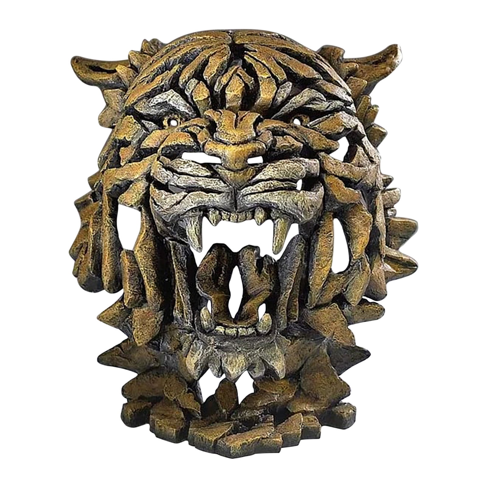 Ovzne Tiger Statue for Home Decor Accents Office Decoration, Hand ...