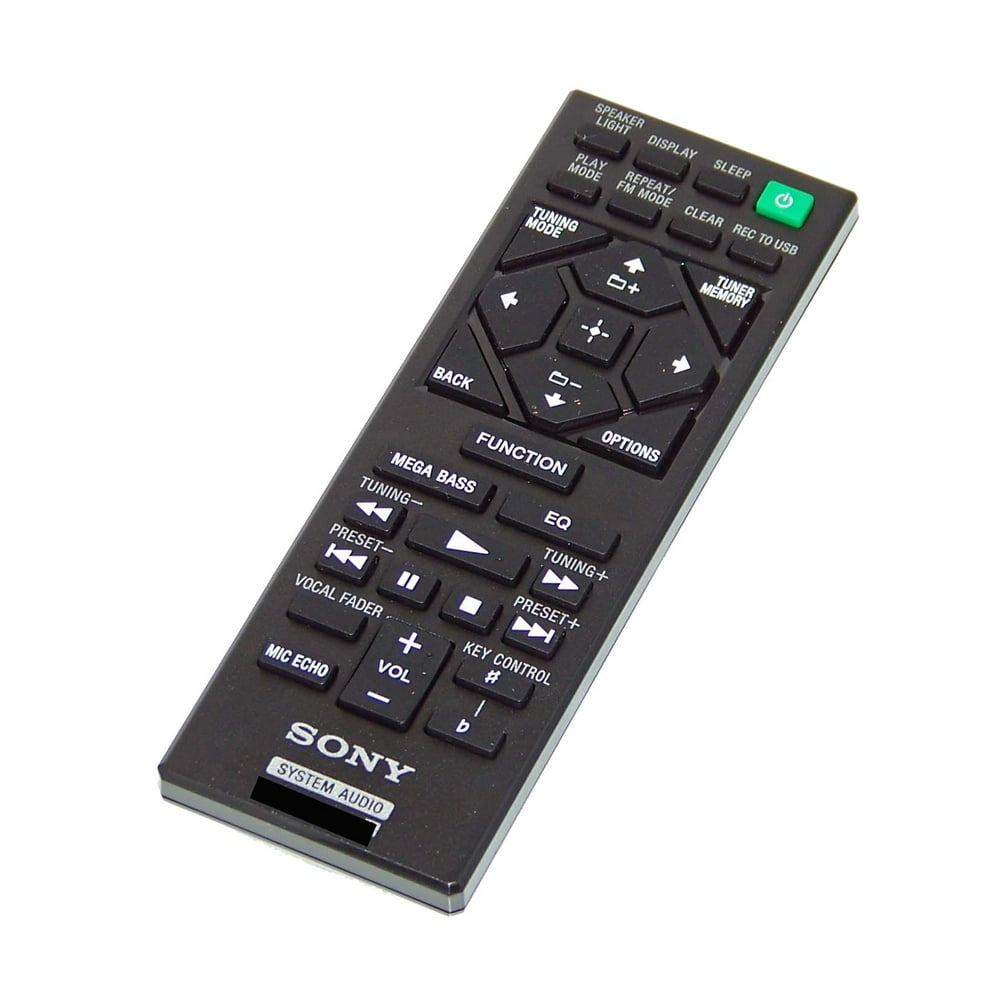 OEM NEW Sony Remote Originally Shipped With: MHCV11, MHC-V11 - Walmart ...