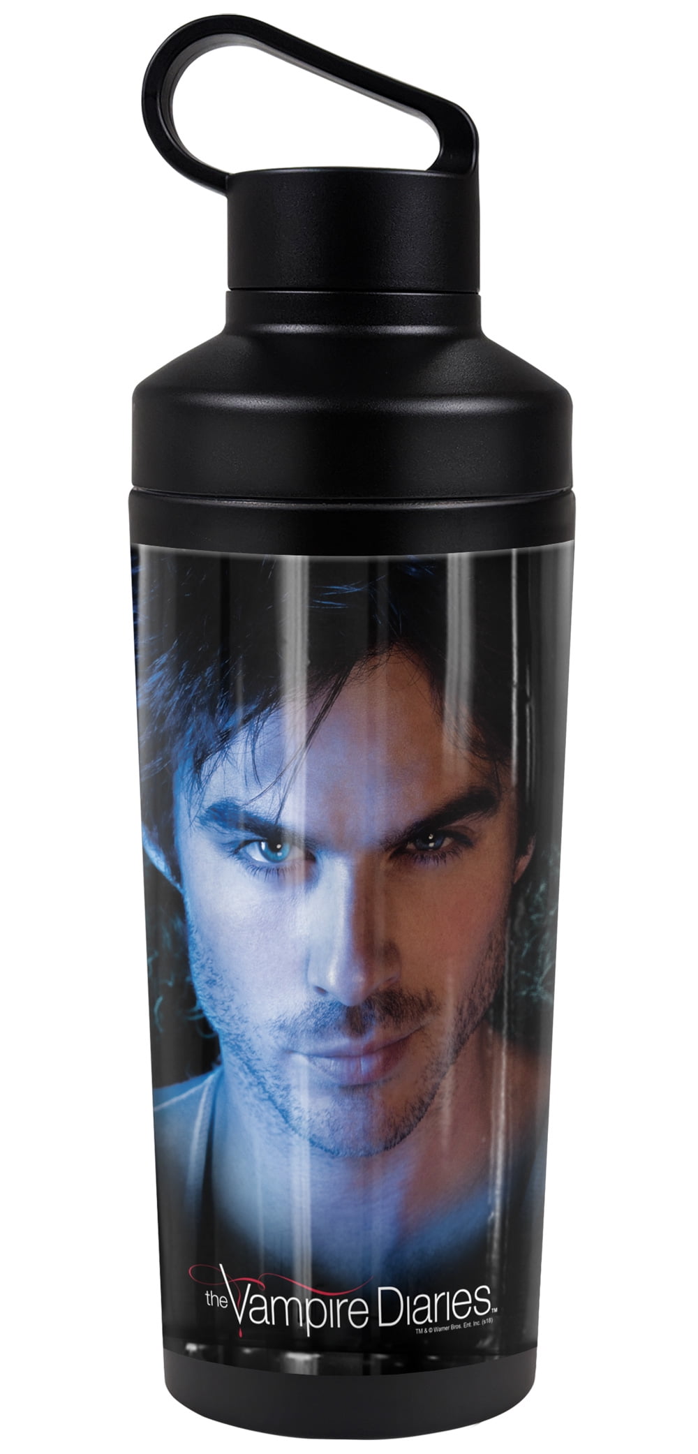 The Vampire Diaries Official Damon 18 oz Insulated Water Bottle, Leak ...