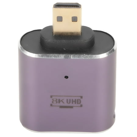 Micro HD To HD Converter, 48Gbps HD To Micro HD Adapter Aluminum Alloy ...