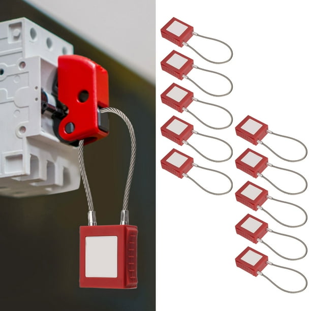 Lockout Tagout Cable Lock, Stainless Steel Electrical Lockout Heat With ...