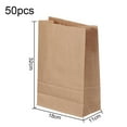 Kraft Brown Paper Bags (50Count) - Kraft Brown Paper Grocery Bags Bulk ...