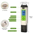 7-in-1 Digital Pool Water Tester, PH ORP TDS EC Salinity SG Temperature ...