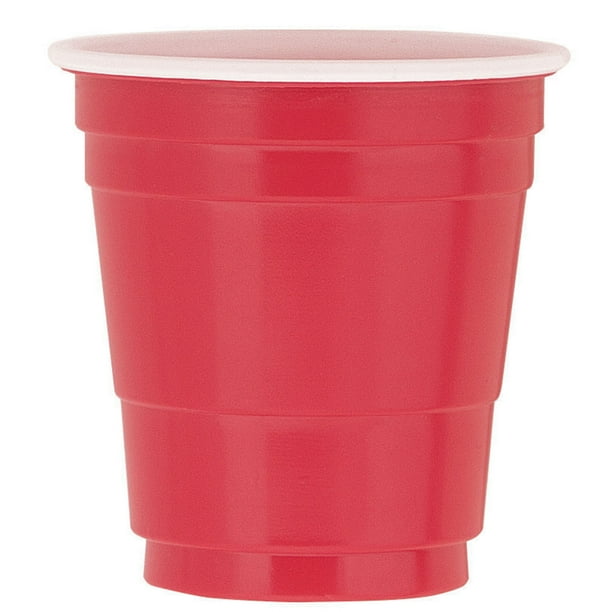 Mini Red Plastic Cups, 20ct - Walmart.com - Walmart.com