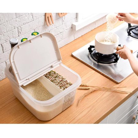 Rice container storage 10L kitchen organization moisture | Walmart Canada