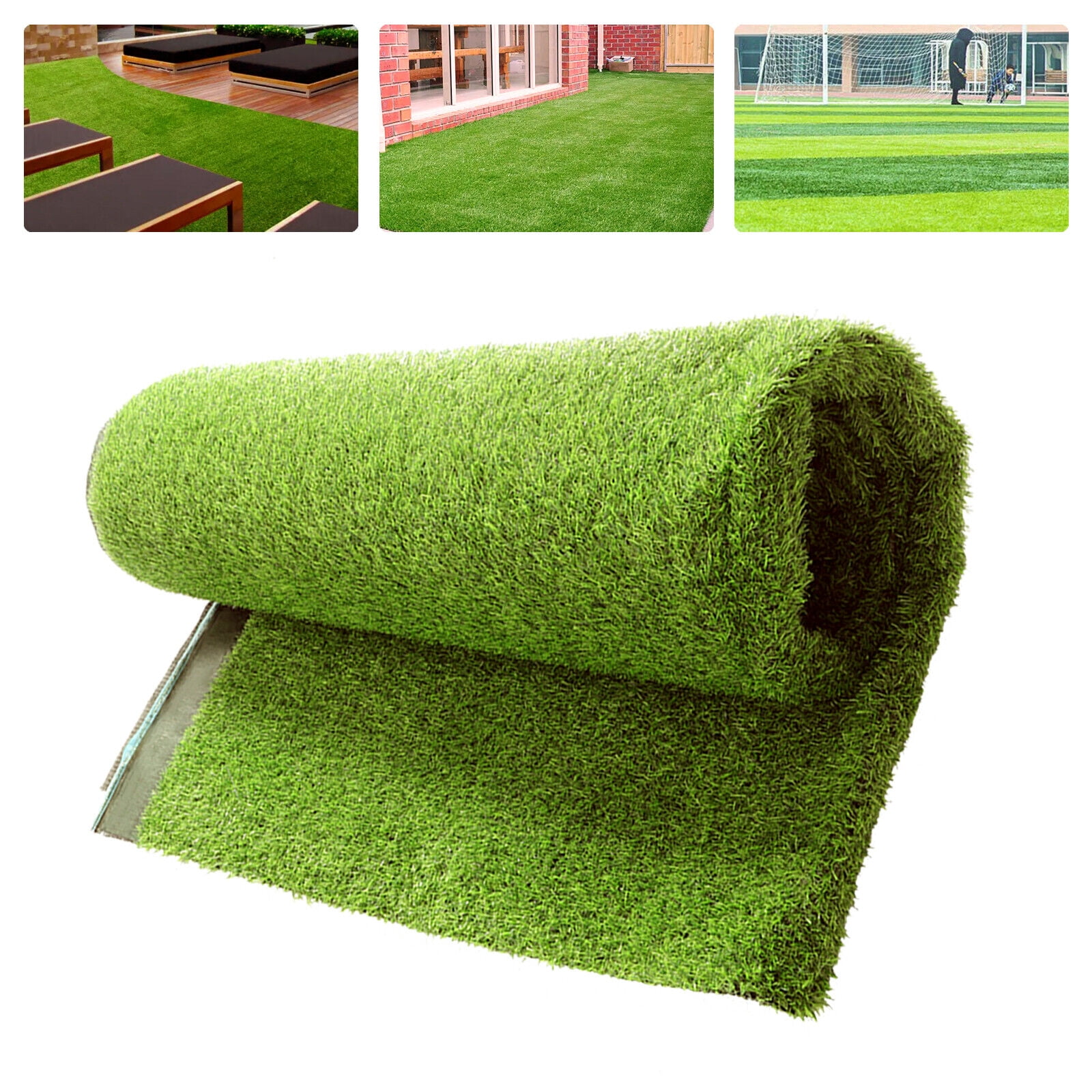 Miumaeov Synthetic Artificial Grass Turf Lawn Indoor Outdoor Pet Rug ...