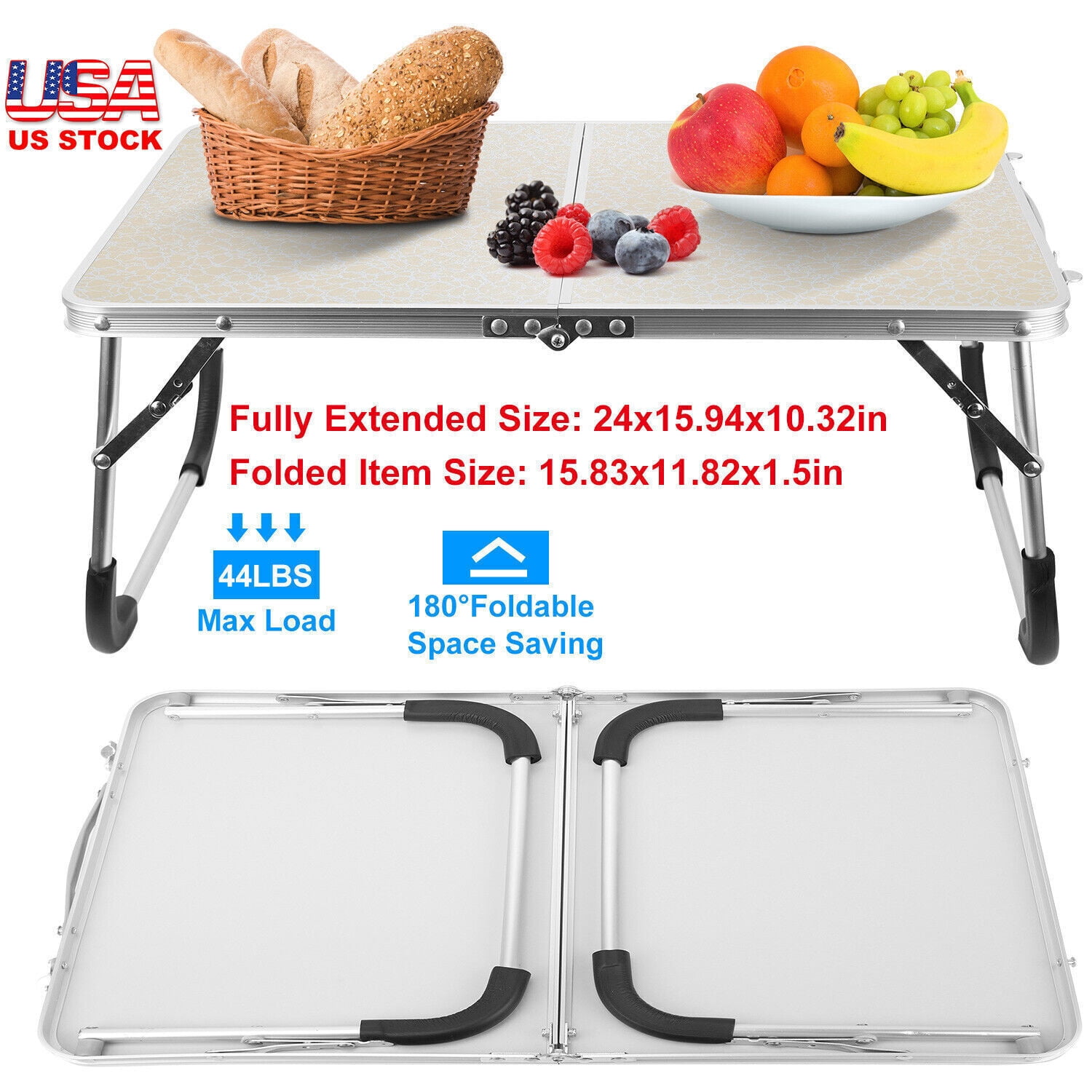 Heavy Duty Table Laptop Lap Tray High & Low PC Stand Bed Dining Table ...