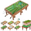 Costway 6-In-1 Combo Game Table with Pool, Basketball, Billiards, Ping ...
