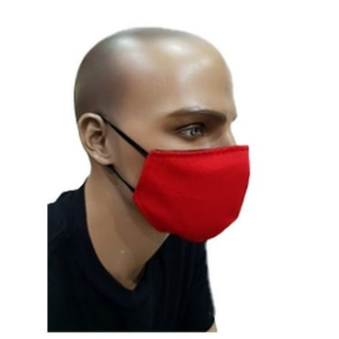DALIX Cloth Face Mask Reuseable Washable in Red Made in USA - S-M Size ...