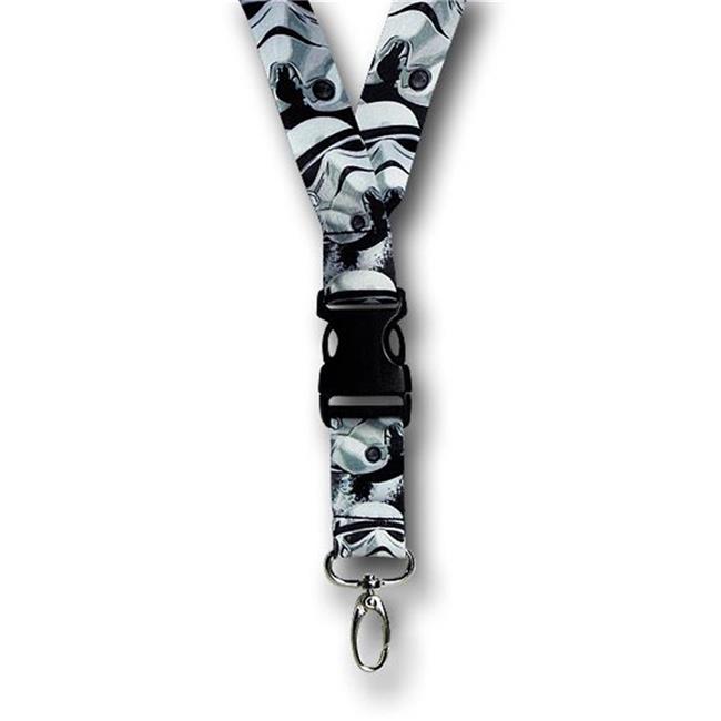 Plasticolor Stormtrooper Automotive Lanyard, Black & White, 1 Piece ...