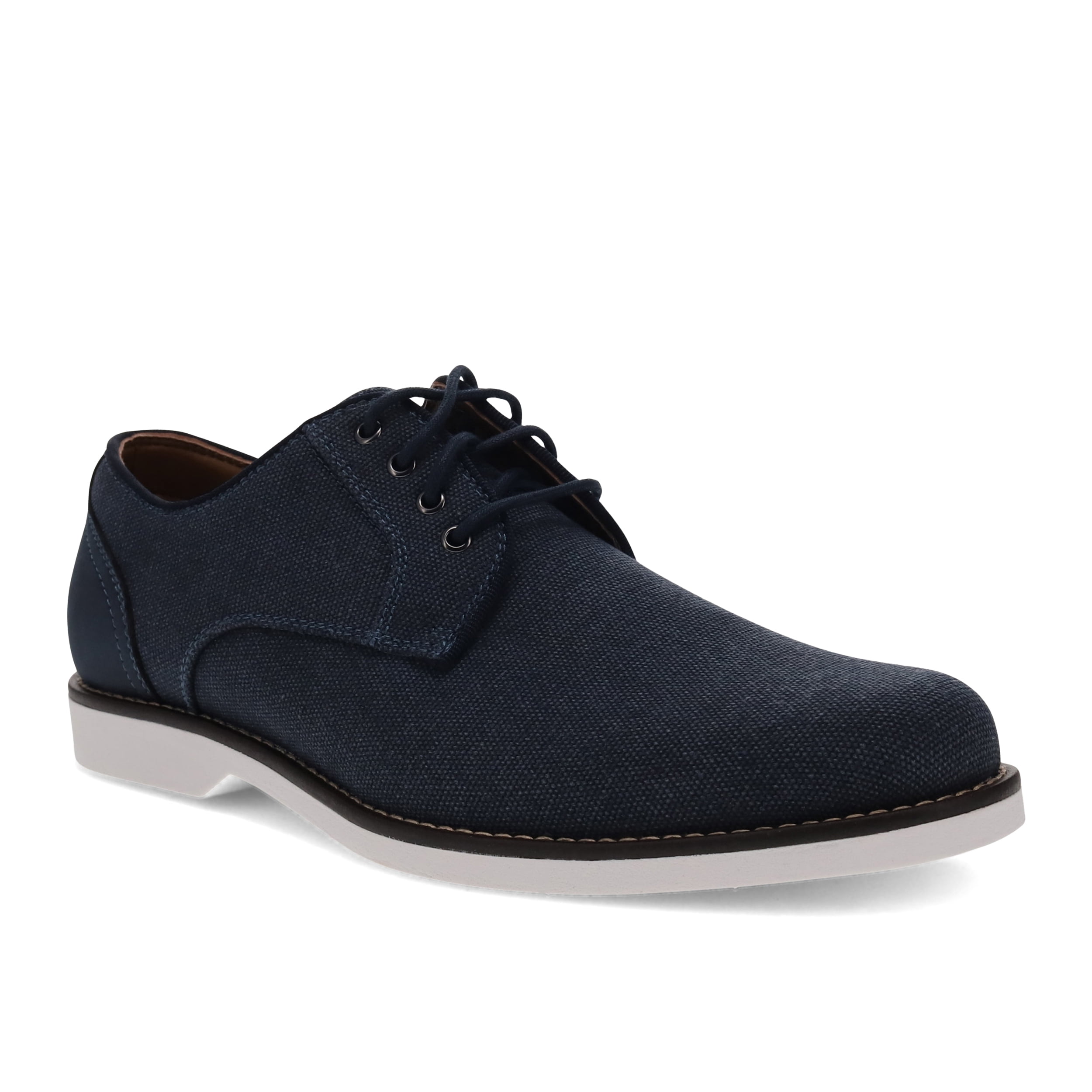 Dockers Mens Pryce Washed Canvas Dress Casual Lace-up Oxford Shoe ...