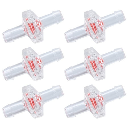 One Way Check Valve, 10Pcs Anti Backflow Check Valve One Way PP Plastic ...