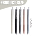 0.5mm Gel Pens Black Smooth Writing Multicolor Barrel No Smear for ...