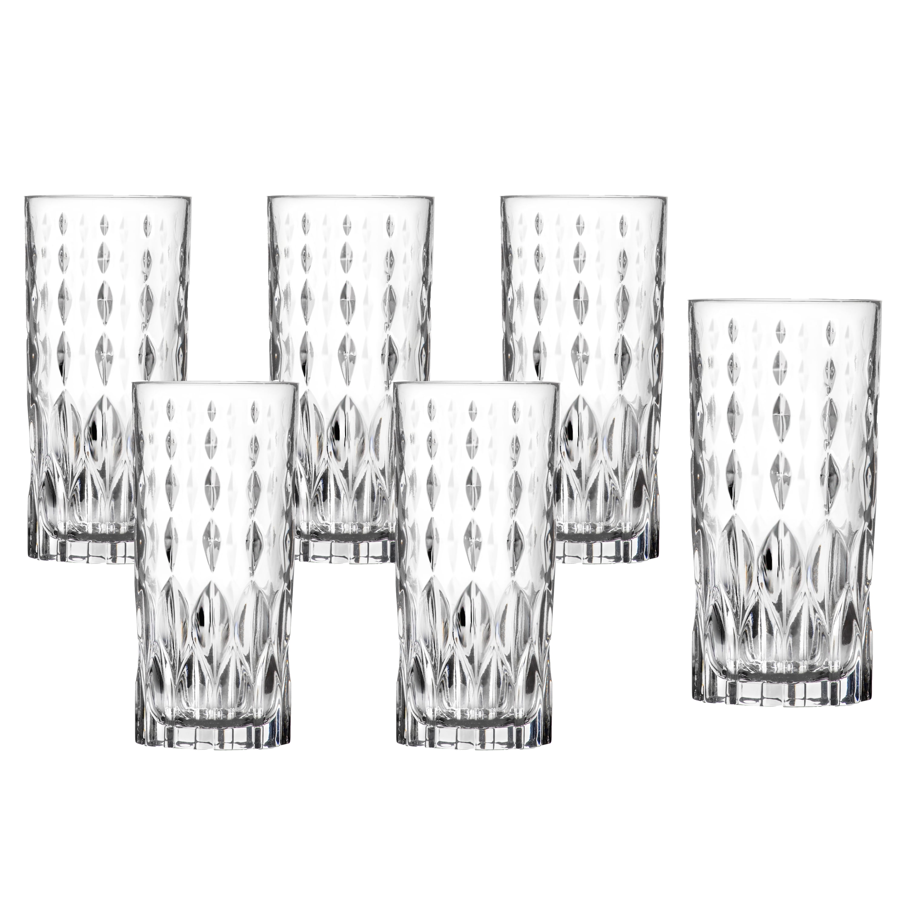 Elegant and Modern Italian Crystal Glass Set for Hosting Parties and ...
