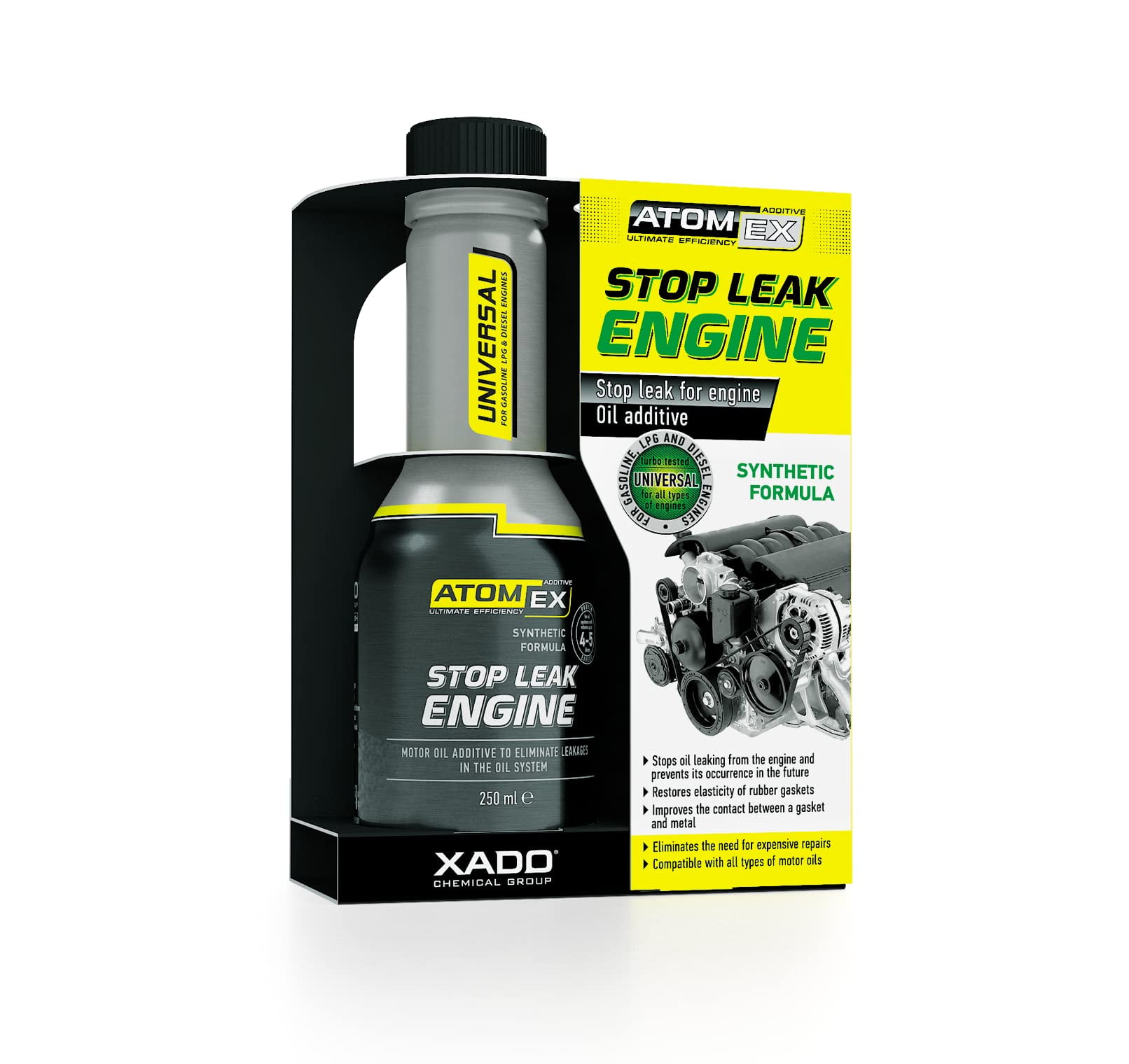 Aditivo para aceite Stop Leak Engine XADO ATOMEX 250 ml | Walmart en línea