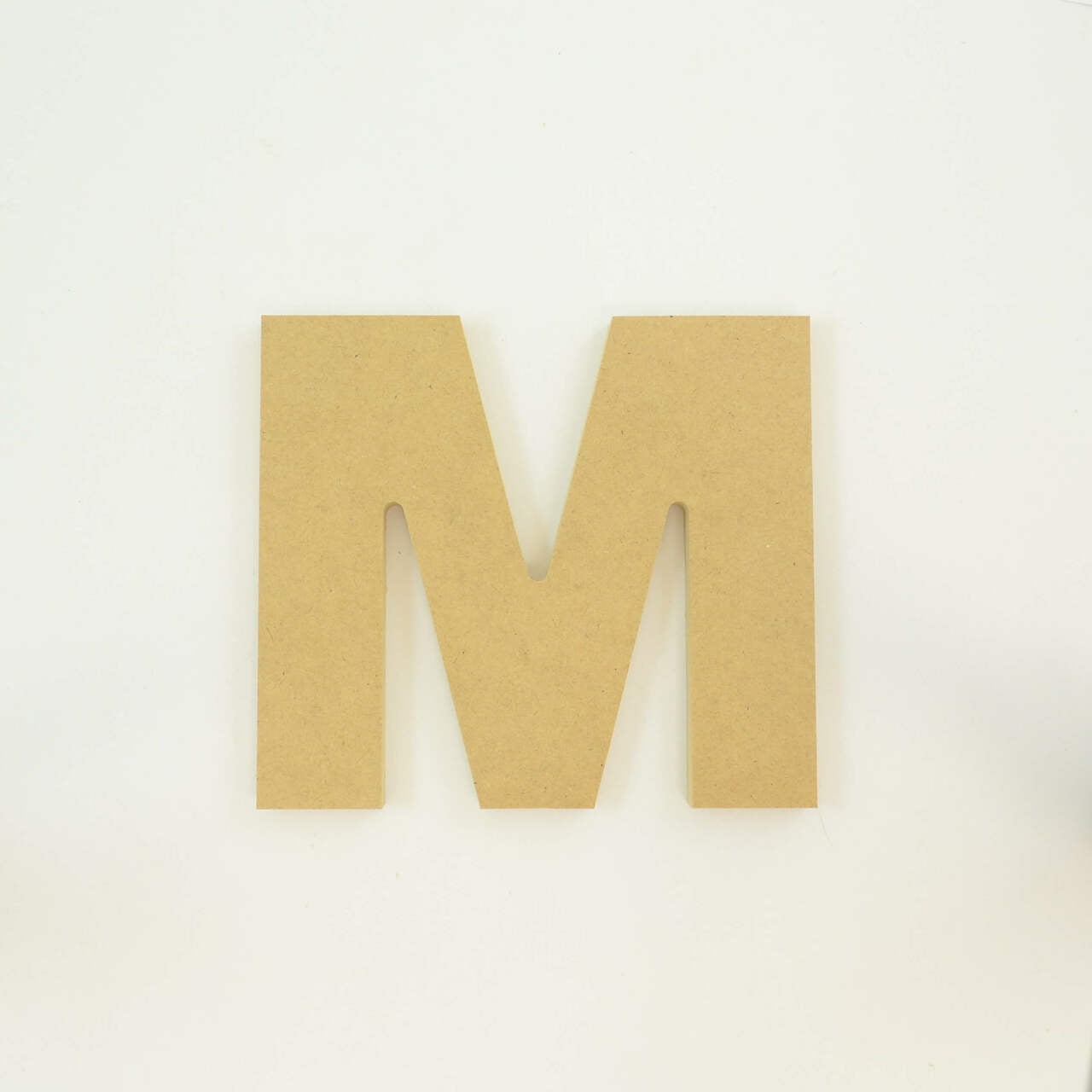 Package of 1, 18 Inch X 3/4" Thickness MDF Letter M in The Arial Font ...
