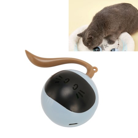 Interactive Cat Toys Ball With LED Light, Smart Automatic Cat Ball Toy ...