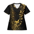 Binienty Nurse Uniforms for Nurses, Anti-Wrinkle V Neck Nurse Uniform ...