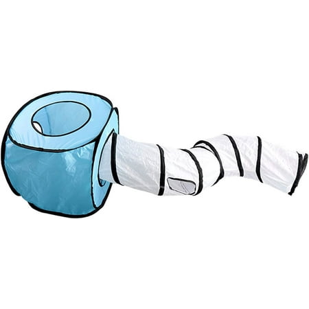 Cat Tunnels Interactive Cat Toys for Indoor Cat, Cat Play Tube with Cat ...