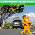 GoSports Neon Children's Slow Down Man! High Visibility Street Safety ...