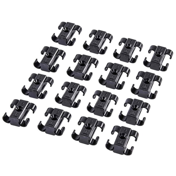 JEGS 40328 Ignition Wire Separators 8 mm & 8.5 mm Black Polymer Set of ...