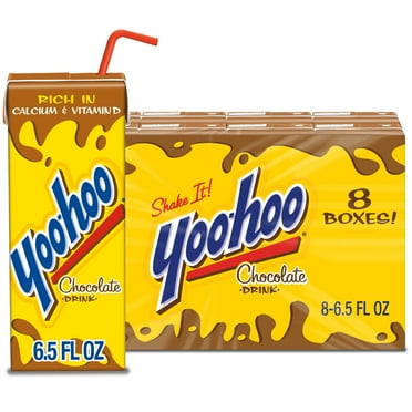 Yoo-Hoo Strawberry Milk Drink Beverage, 10-Pack of 6.5 Fl Oz Boxes - Walmart.com