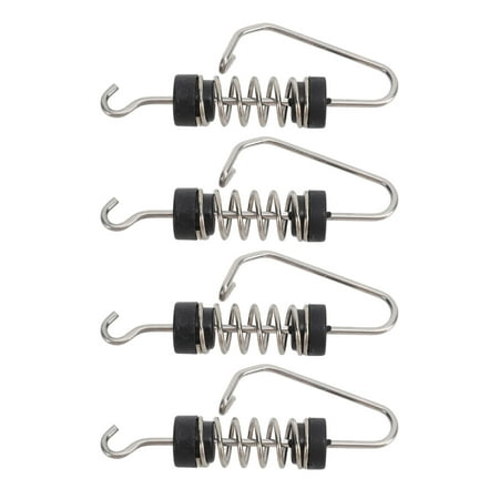 Marine Flagpole Clip, Spring Loaded Rust Strong Grip Boat Flag Clips ...