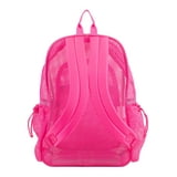 Eastsport Unisex Large Mesh Backpack with Bungee, Pink Sizzle - Walmart.com